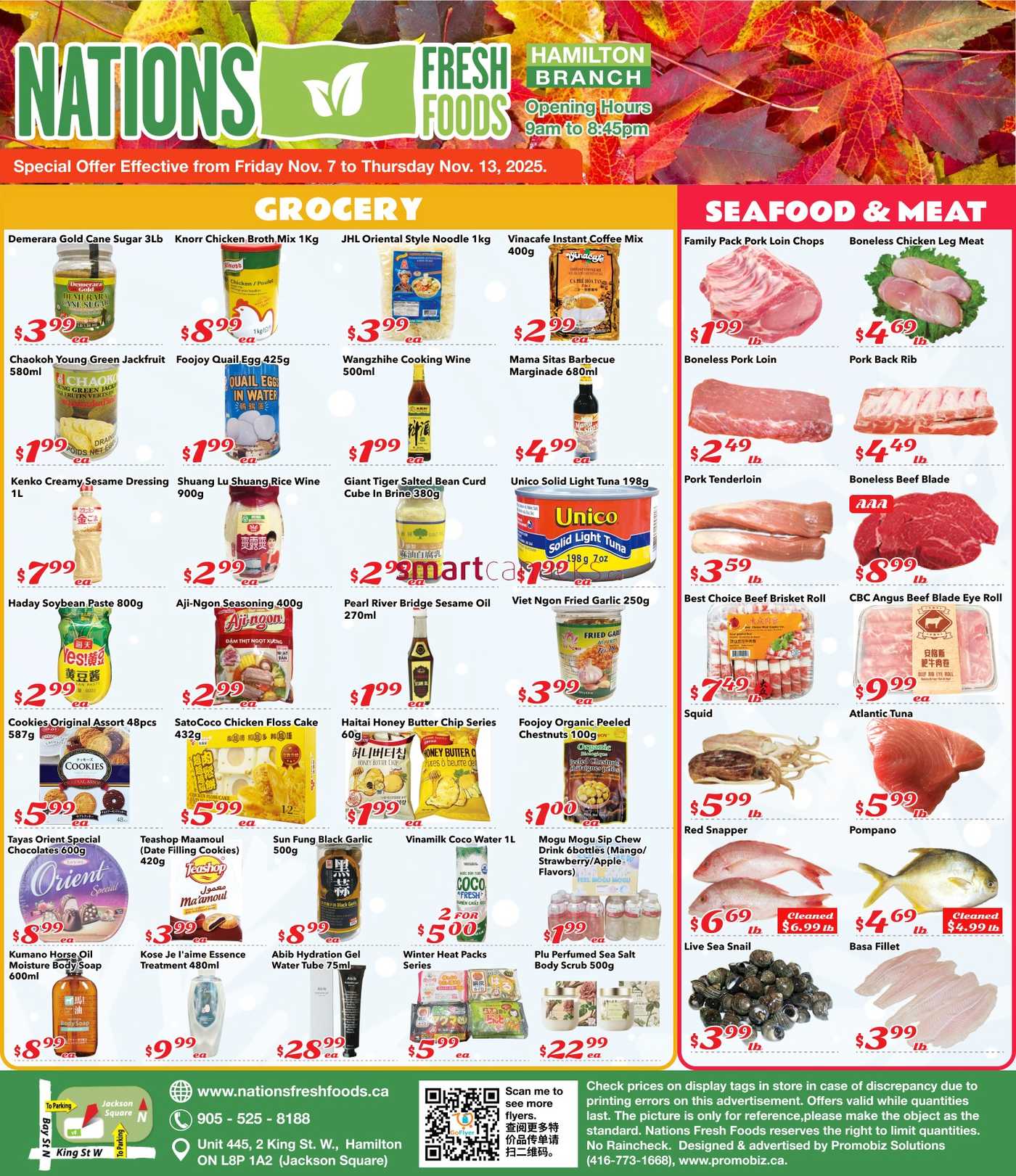 Nations Fresh Foods (Hamilton) Flyer November 7 to 13