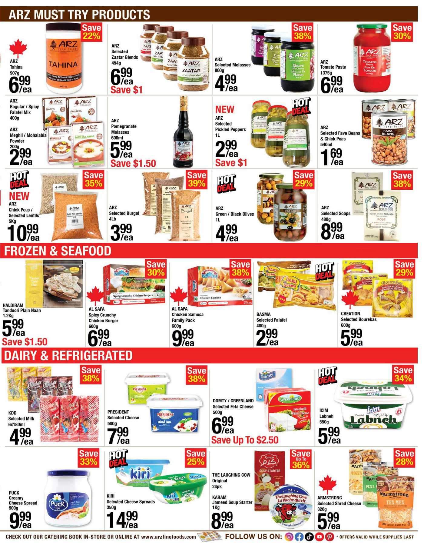 Arz Fine Foods Flyer November 7 to 13