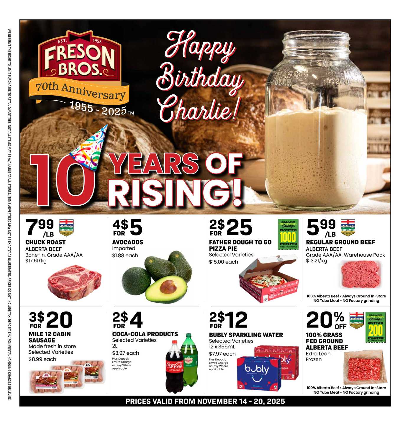 Freson Bros. Flyer November 14 to 20