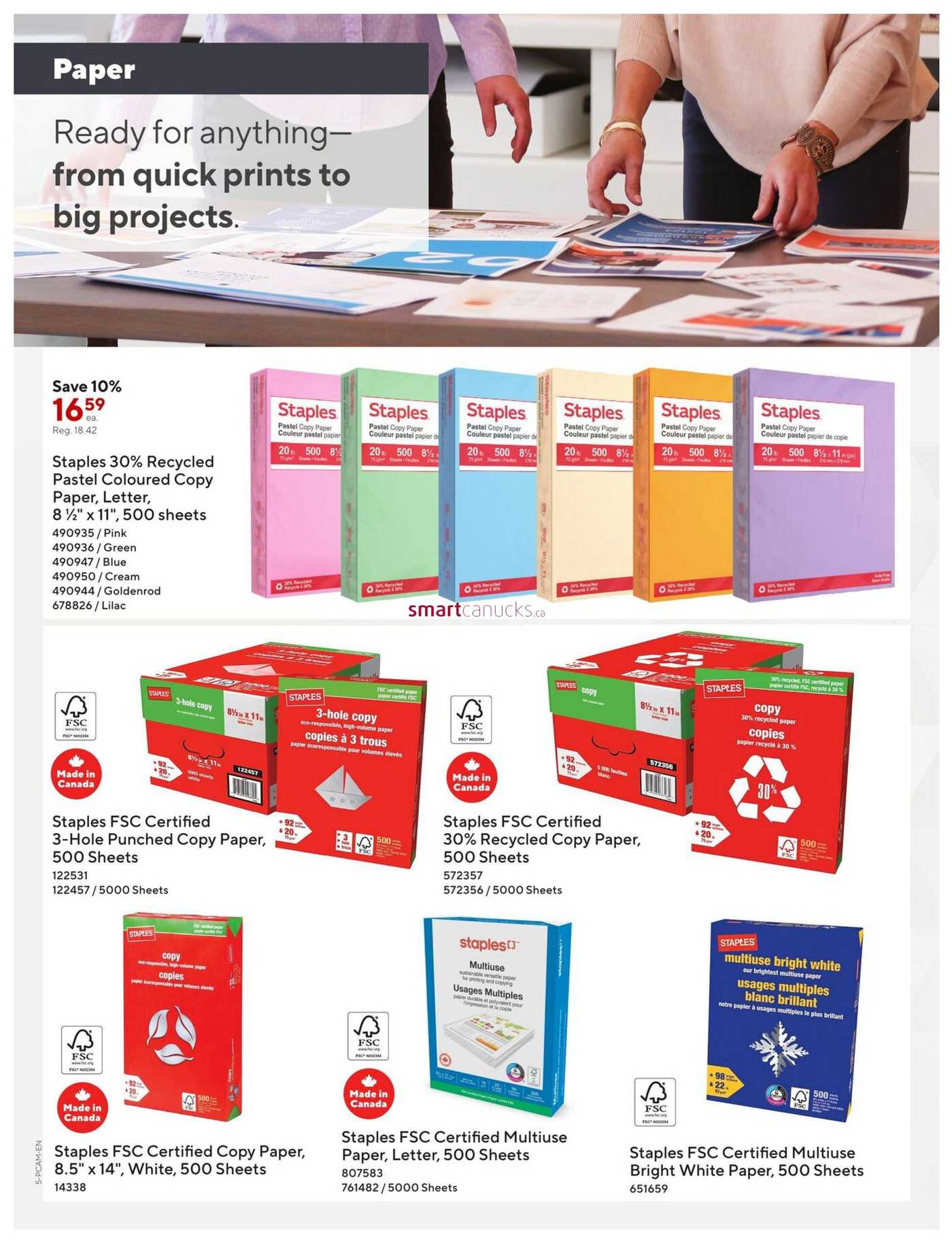 Staples Preferred Flyer November 7 to 20