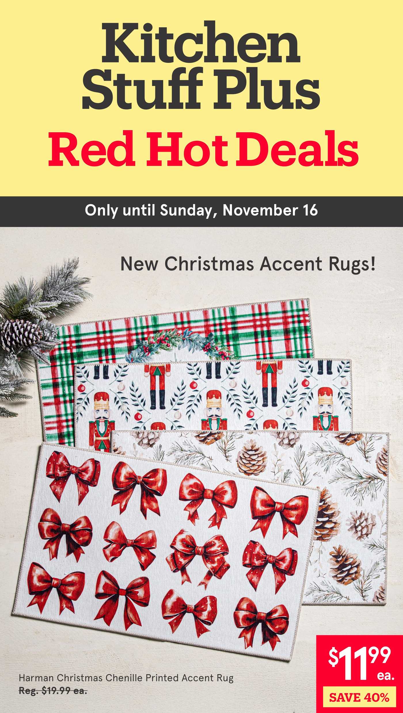 Kitchen Stuff Plus Red Hot Deals Flyer November 10 to 16