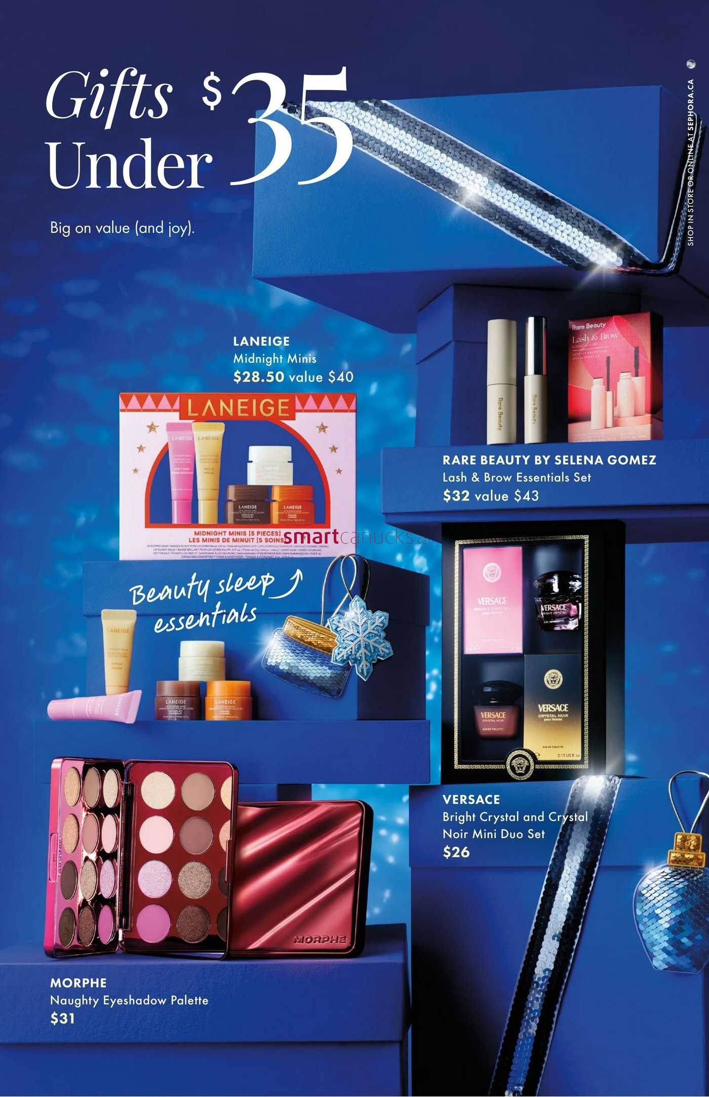 Sephora 2025 Holiday Gift Guide November 11 to December 24