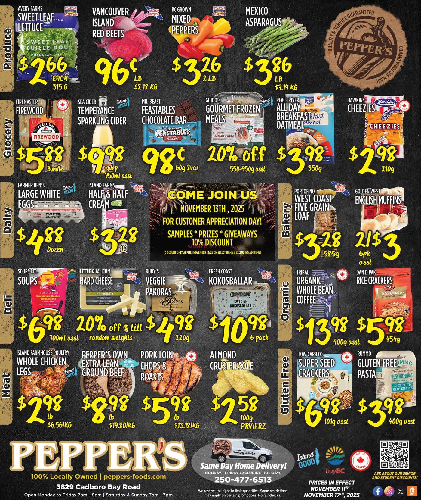 Pepper's Foods Flyer November 11 to 17