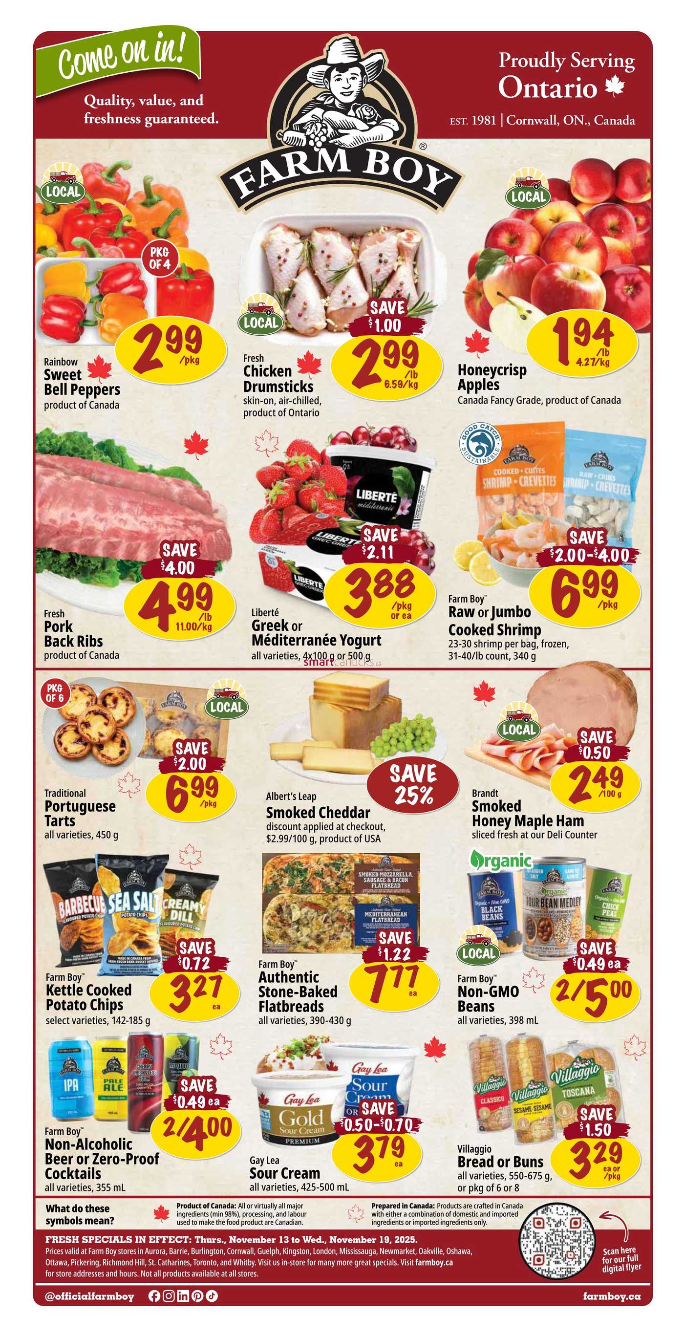 Farm Boy Flyer November 13 to 19