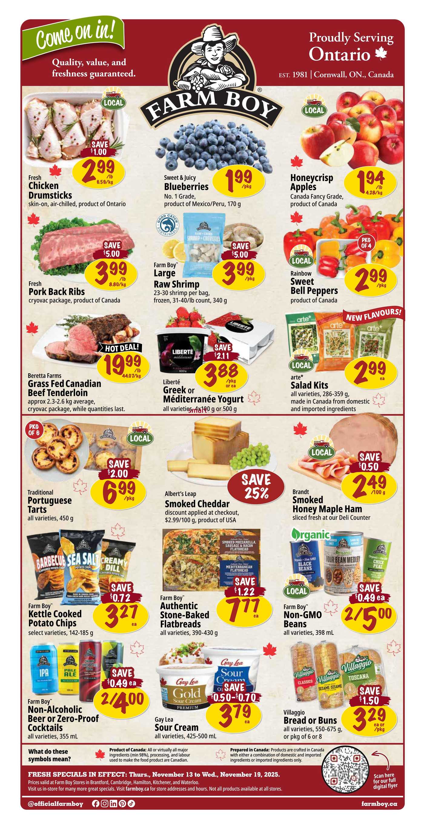 Farm Boy (Cambridge, Hamilton, King & Weber, Fairway, and Brantford ...