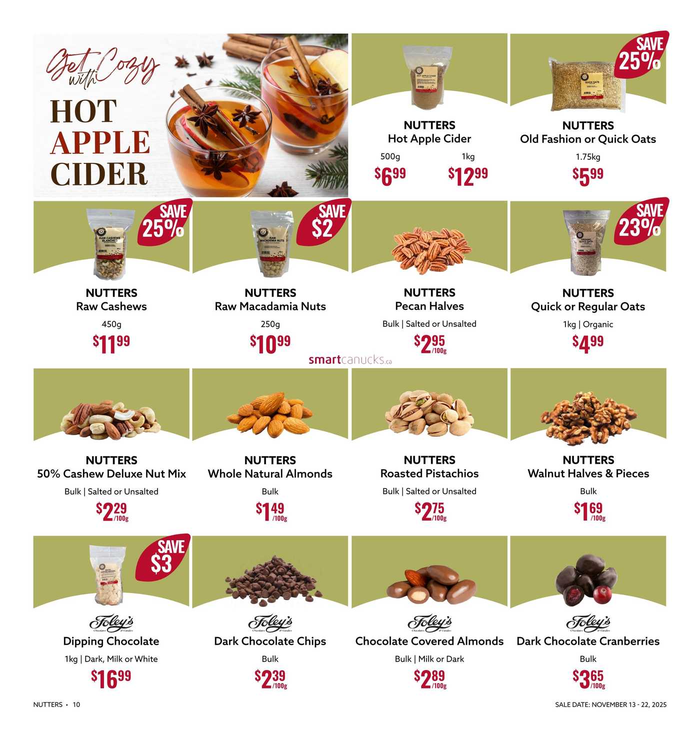 Nutters Everyday Naturals Flyer November 13 to 22