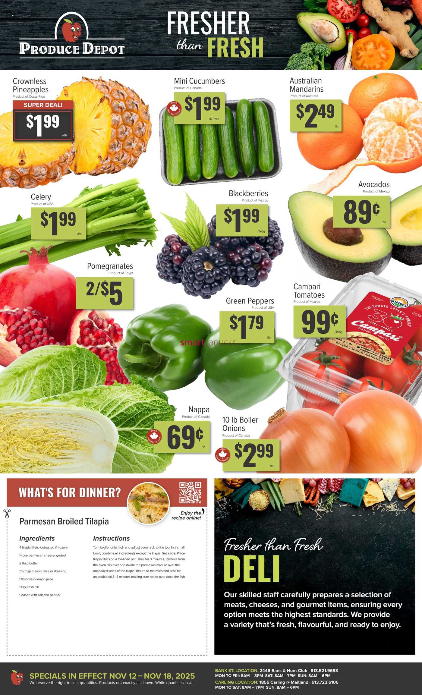 Produce Depot Flyer November 12 to 18