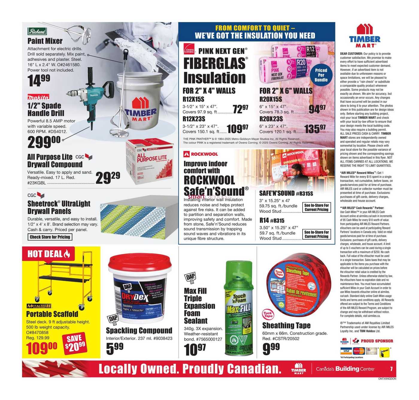 Timber Mart Flyer November 12 to 25