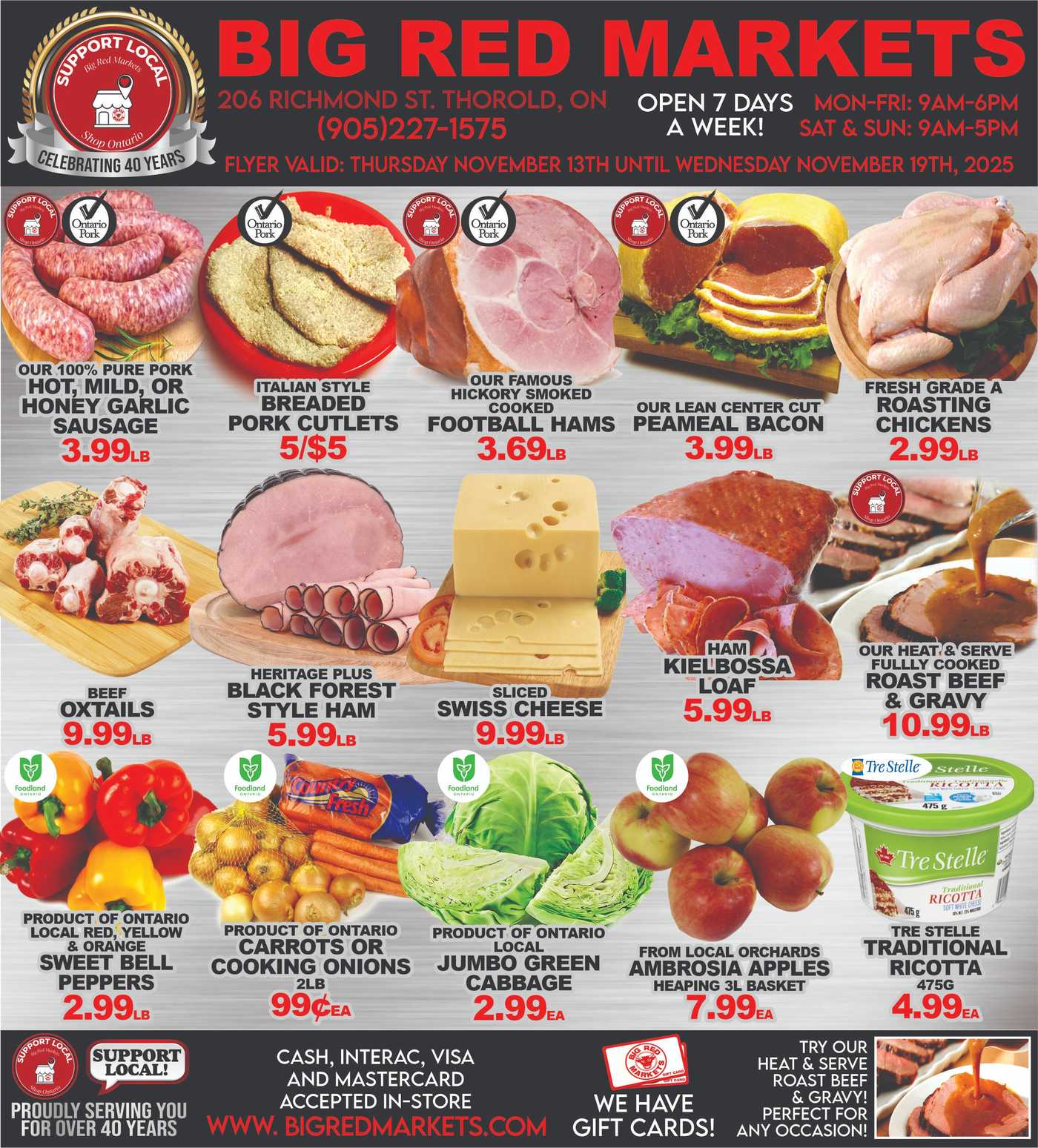 Big Red Markets Flyer November 13 to 19
