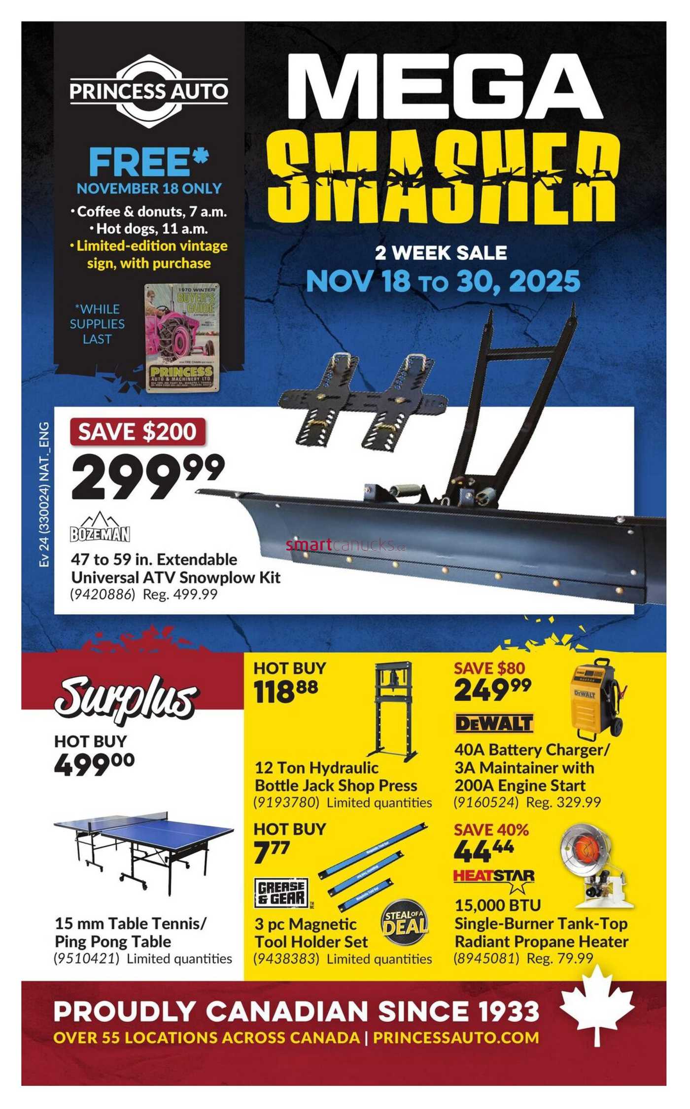 Princess Auto Canada Flyers