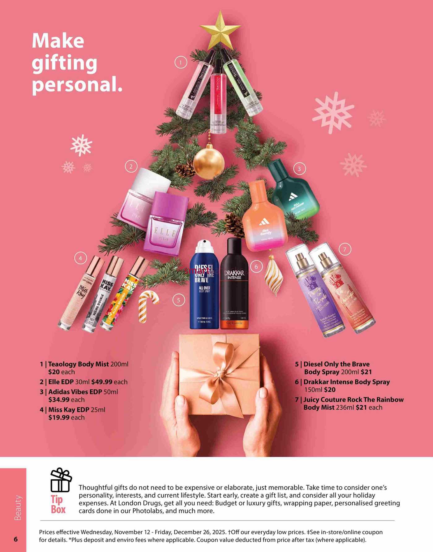 London Drugs Holiday Giving And Receiving Guide November 12 to December 26