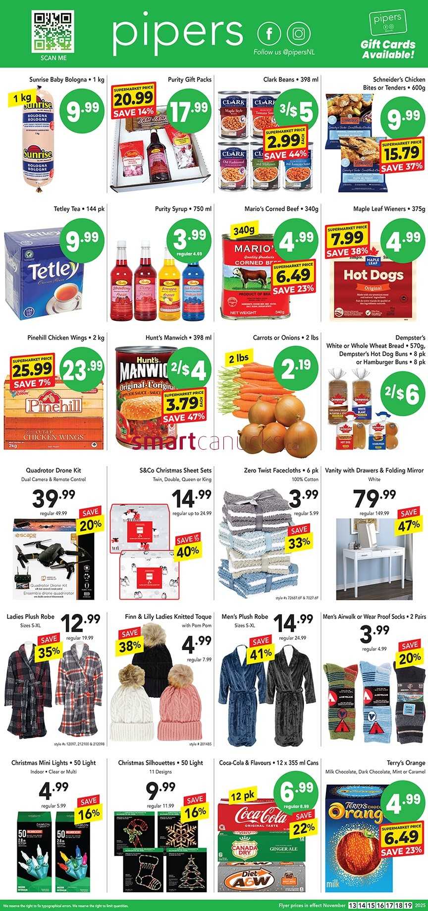 Pipers Superstore Flyer November 13 to 19