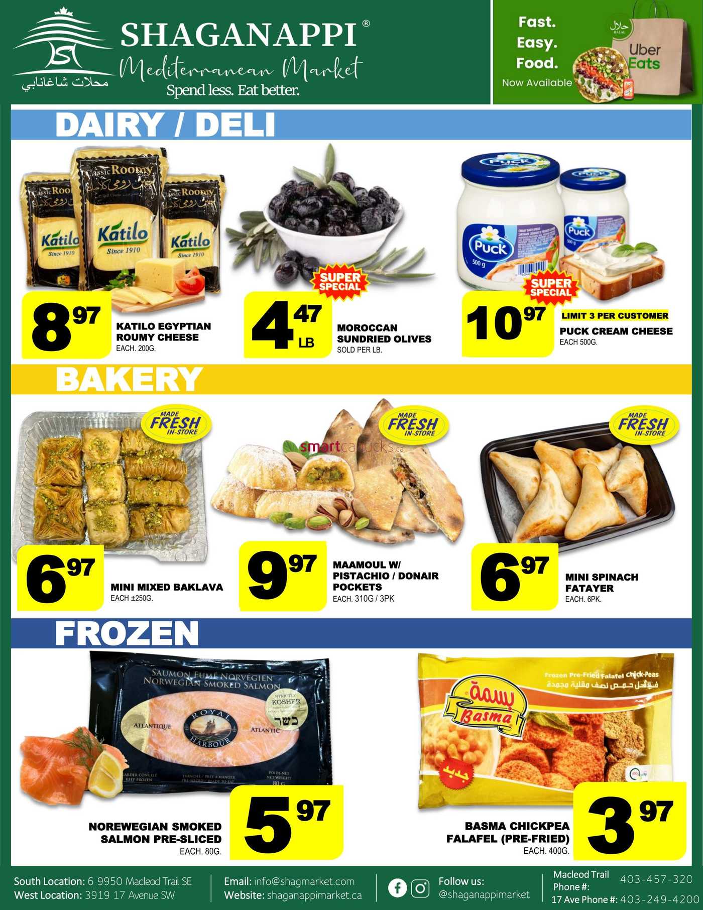 Shaganappi Mediterranean Market Flyer November 13 to 19