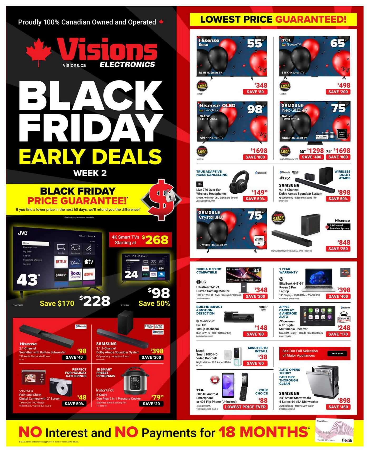 Visions Electronics Canada Flyers