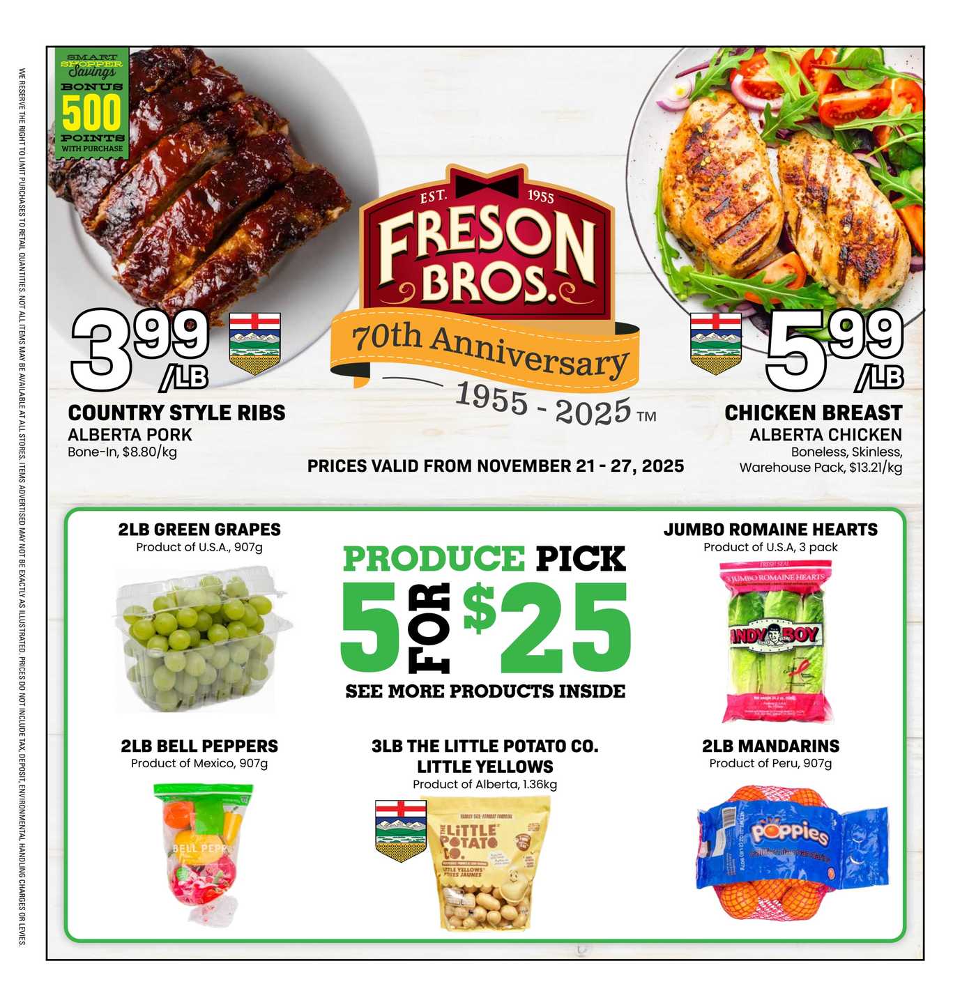 Freson Bros. Flyer November 21 to 27