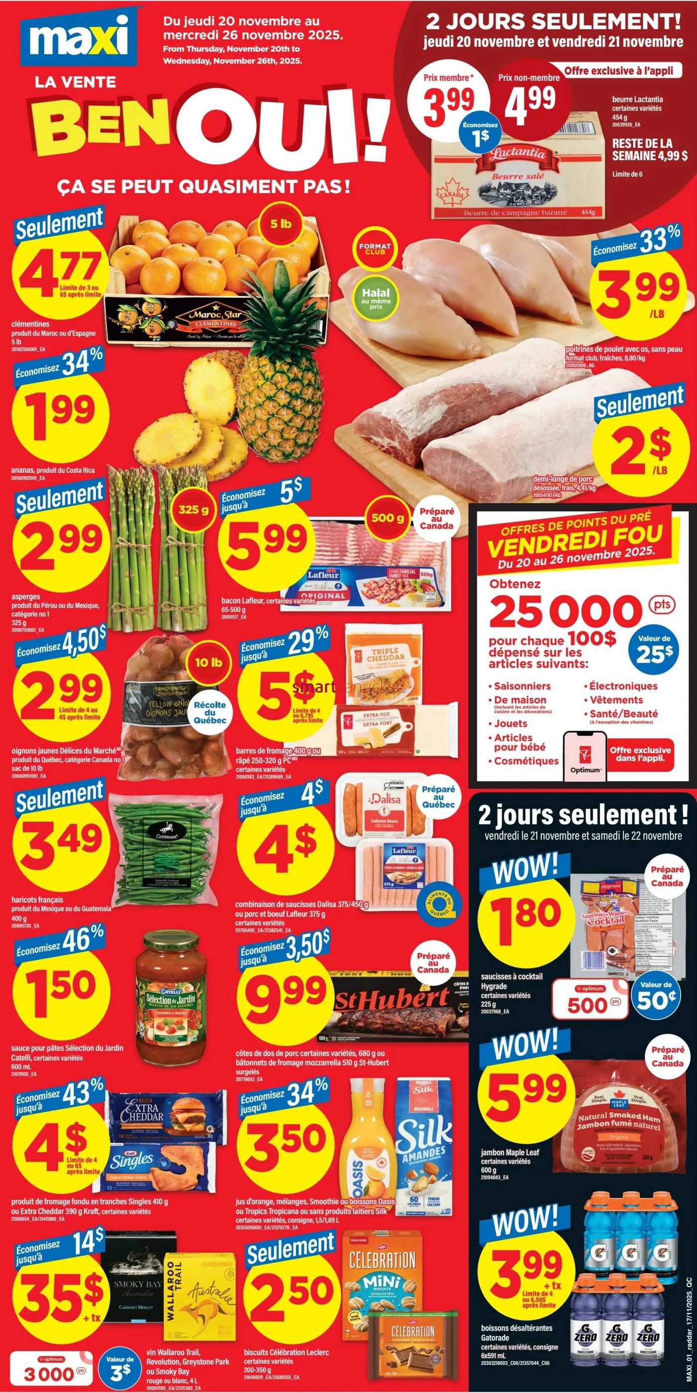 Maxi Flyer November 20 to 26