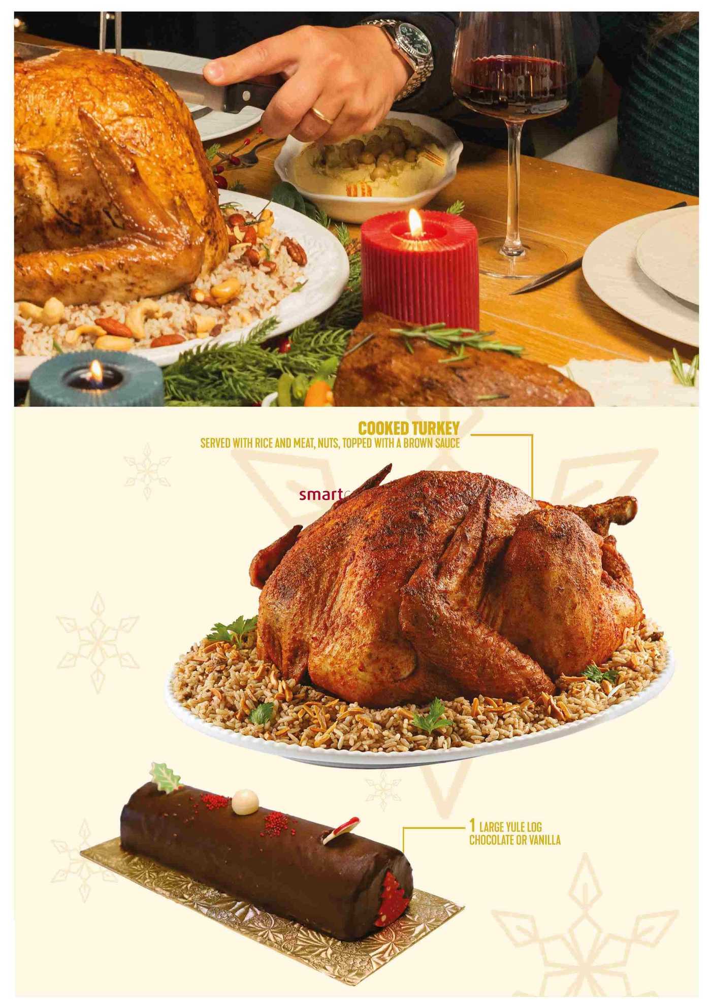 Adonis (ON) Holiday Catering Menu Flyer November 13 to January 7