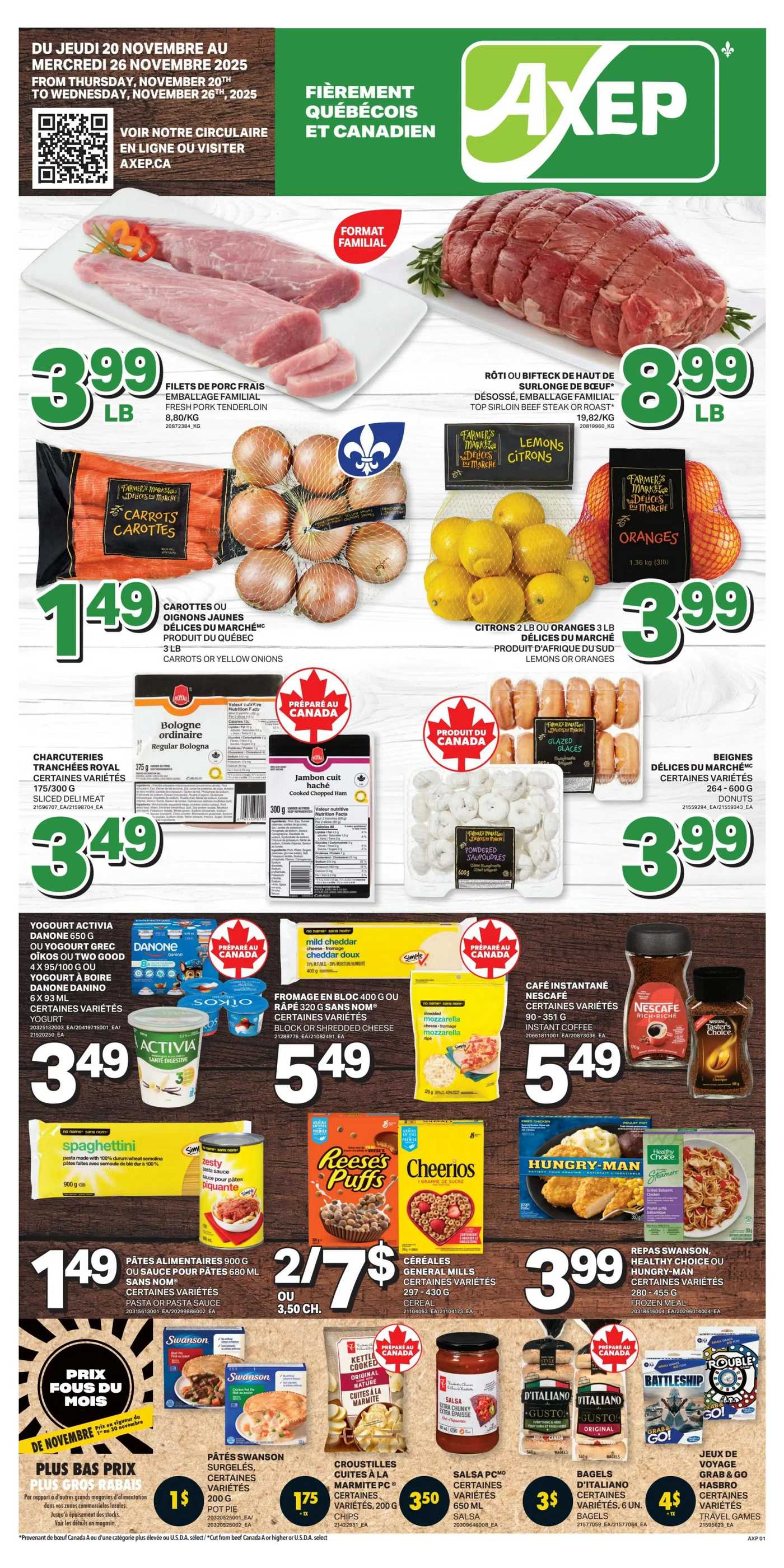 Axep Flyer November 20 to 26