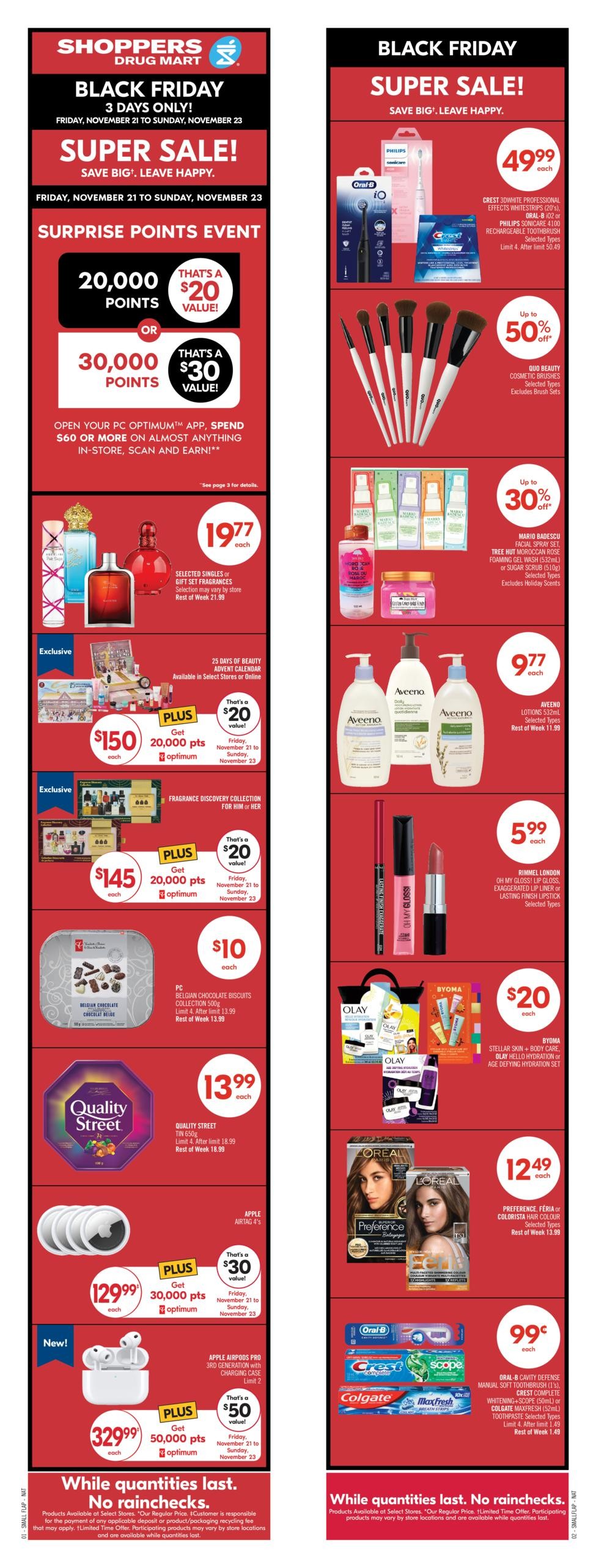 Shoppers Drug Mart (Atlantic) Flyer November 21 to 27