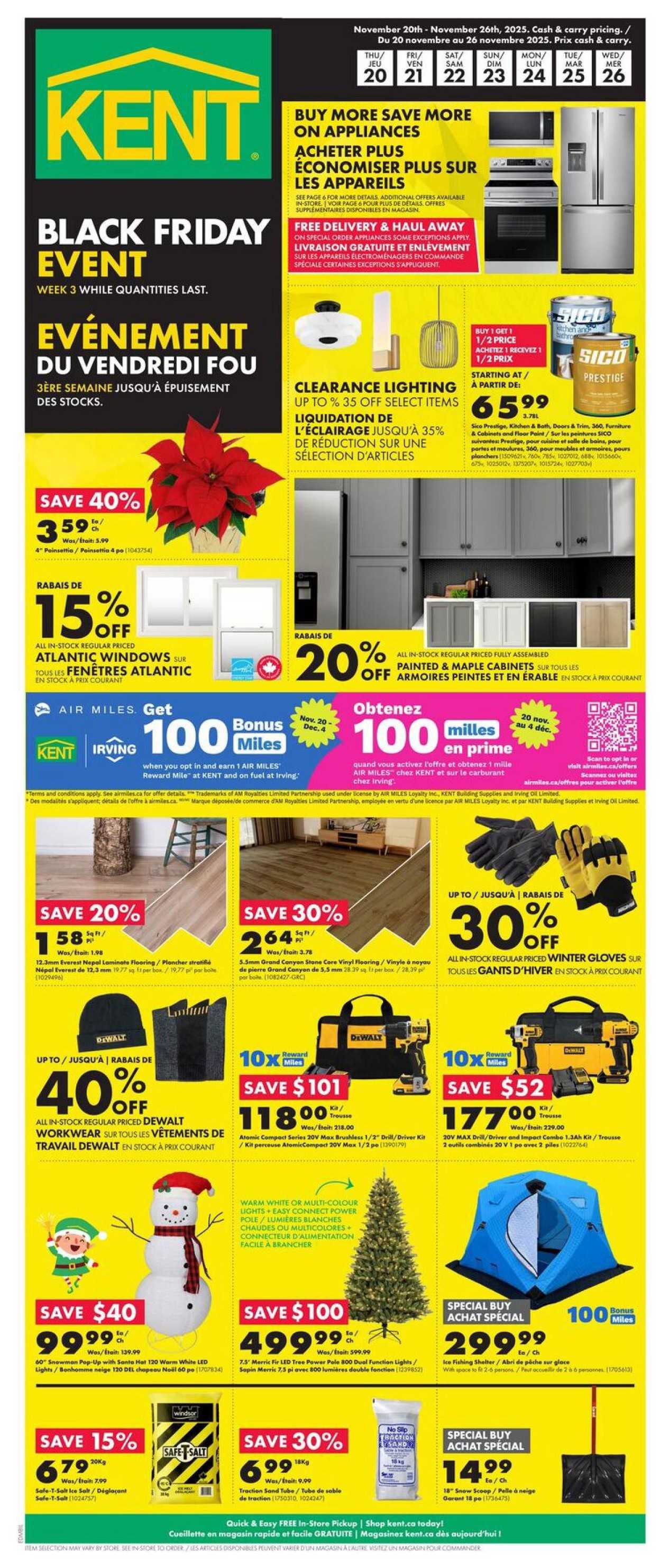 Kent Building Supplies Flyer November 20 to 26