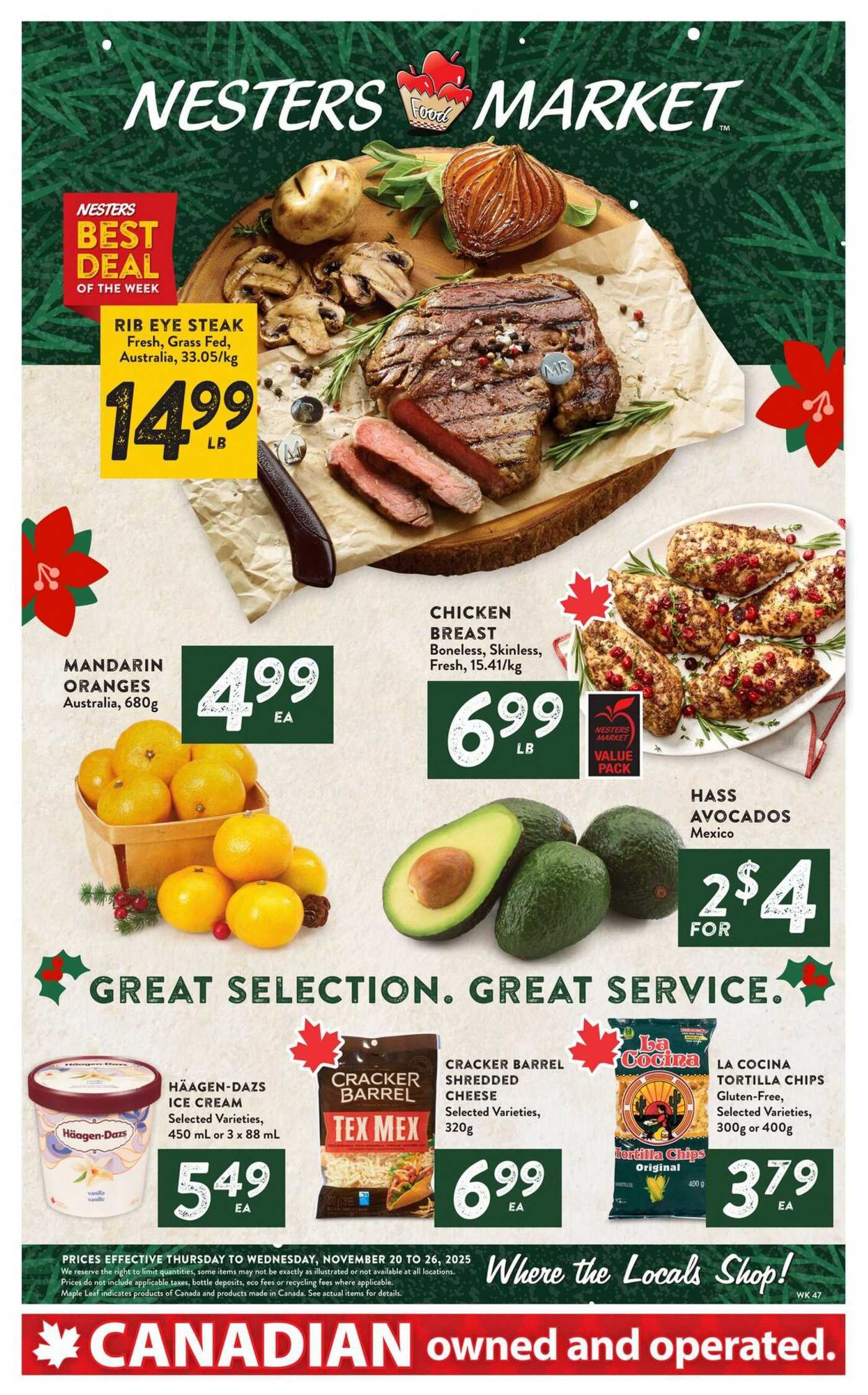 Nesters Market Flyer November 20 to 26