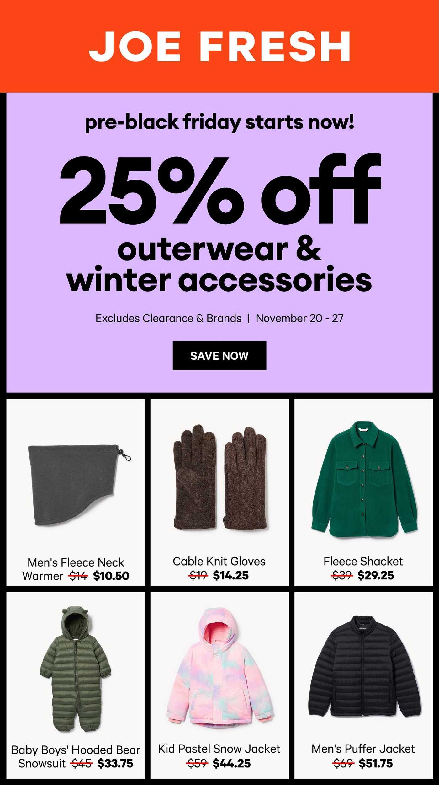 Joe Fresh Canada Flyers