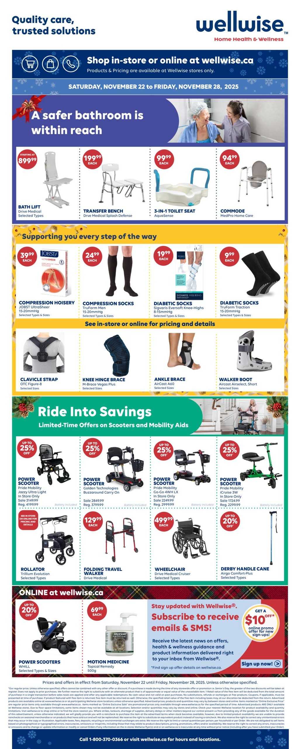 Wellwise By Shoppers Flyer November 22 to 28