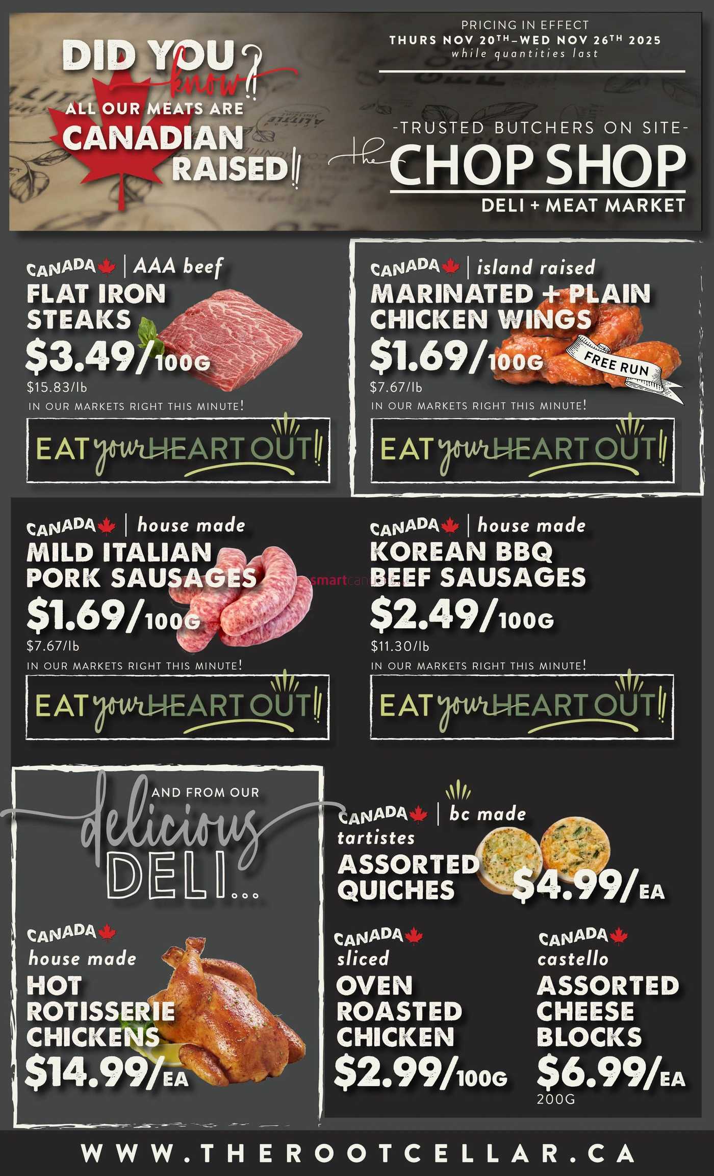 The Root Cellar Flyer November 20 to 26