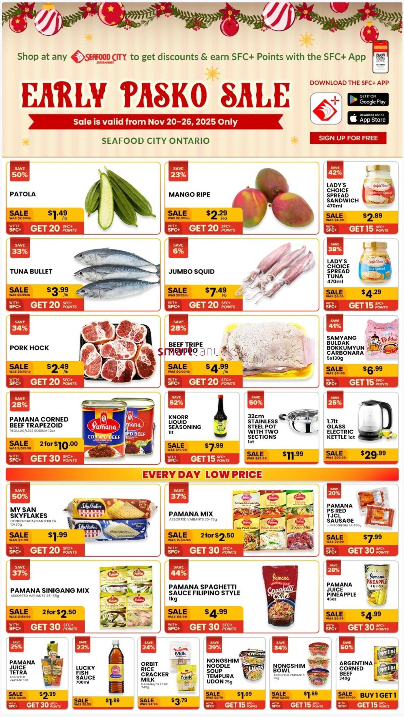 Seafood City Supermarket (ON) Flyer November 20 to 26