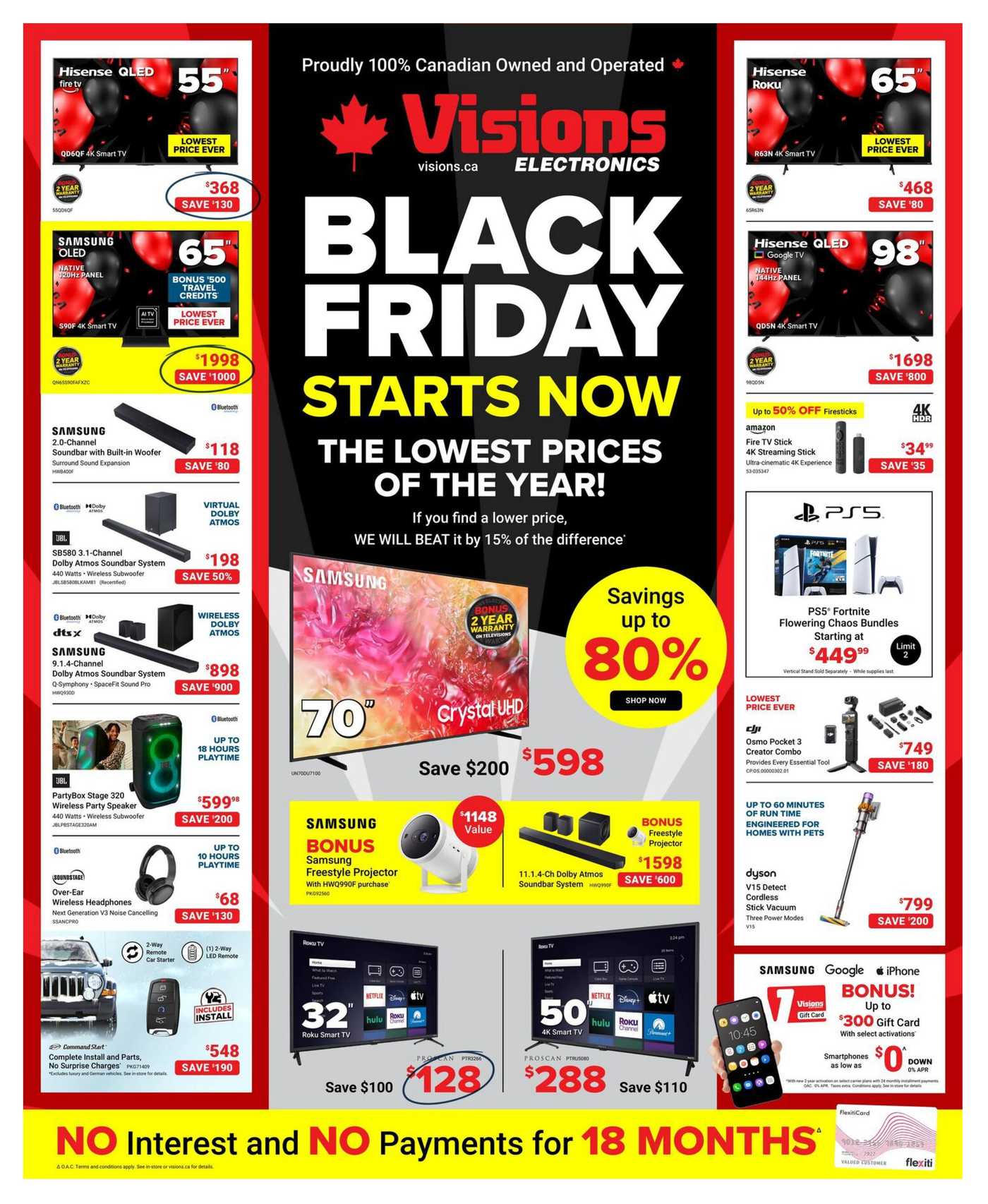 Visions Electronics Canada Flyers
