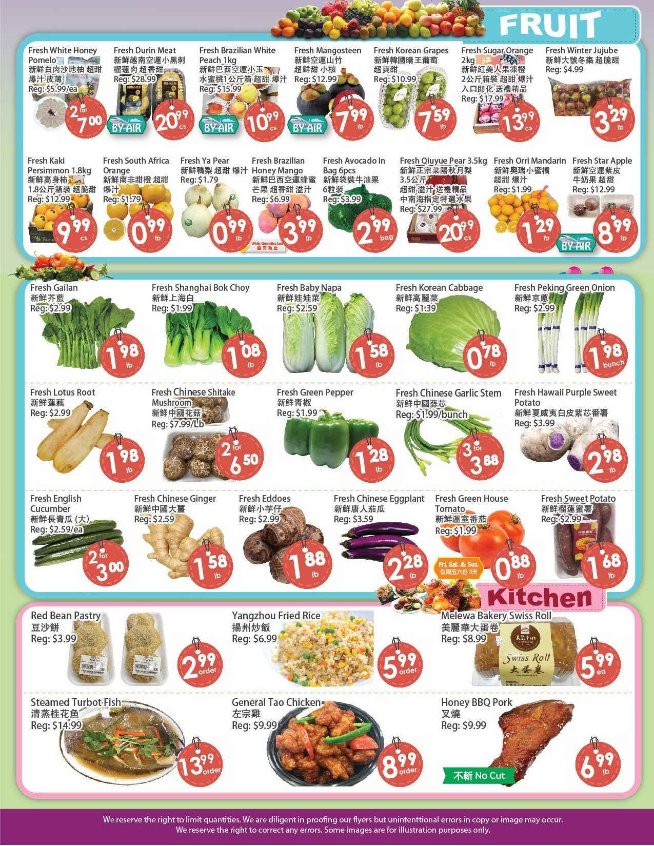 Fresh Palace Supermarket Flyer November 21 to 27