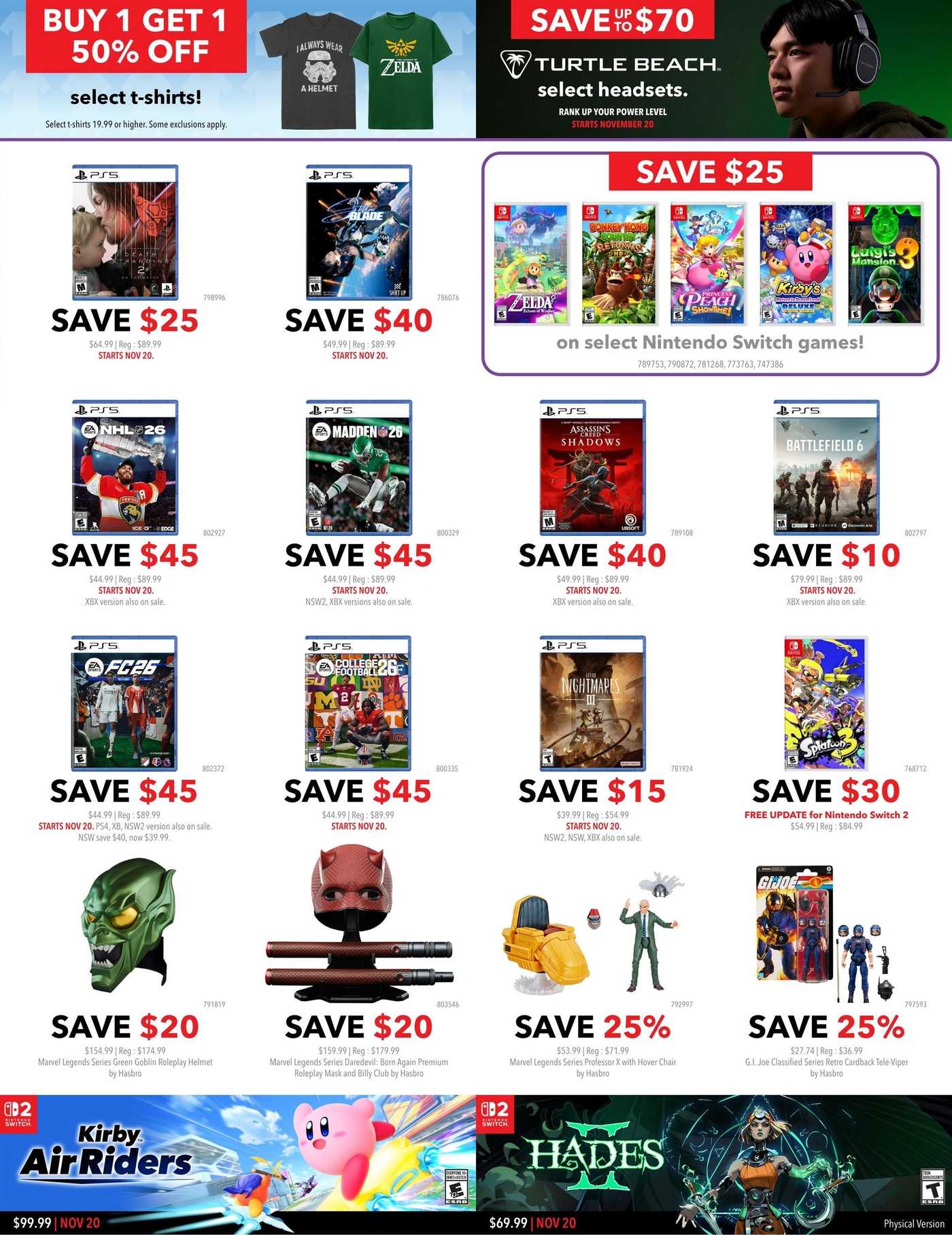 EB Games Black Friday Sale Flyer November 21 to 30