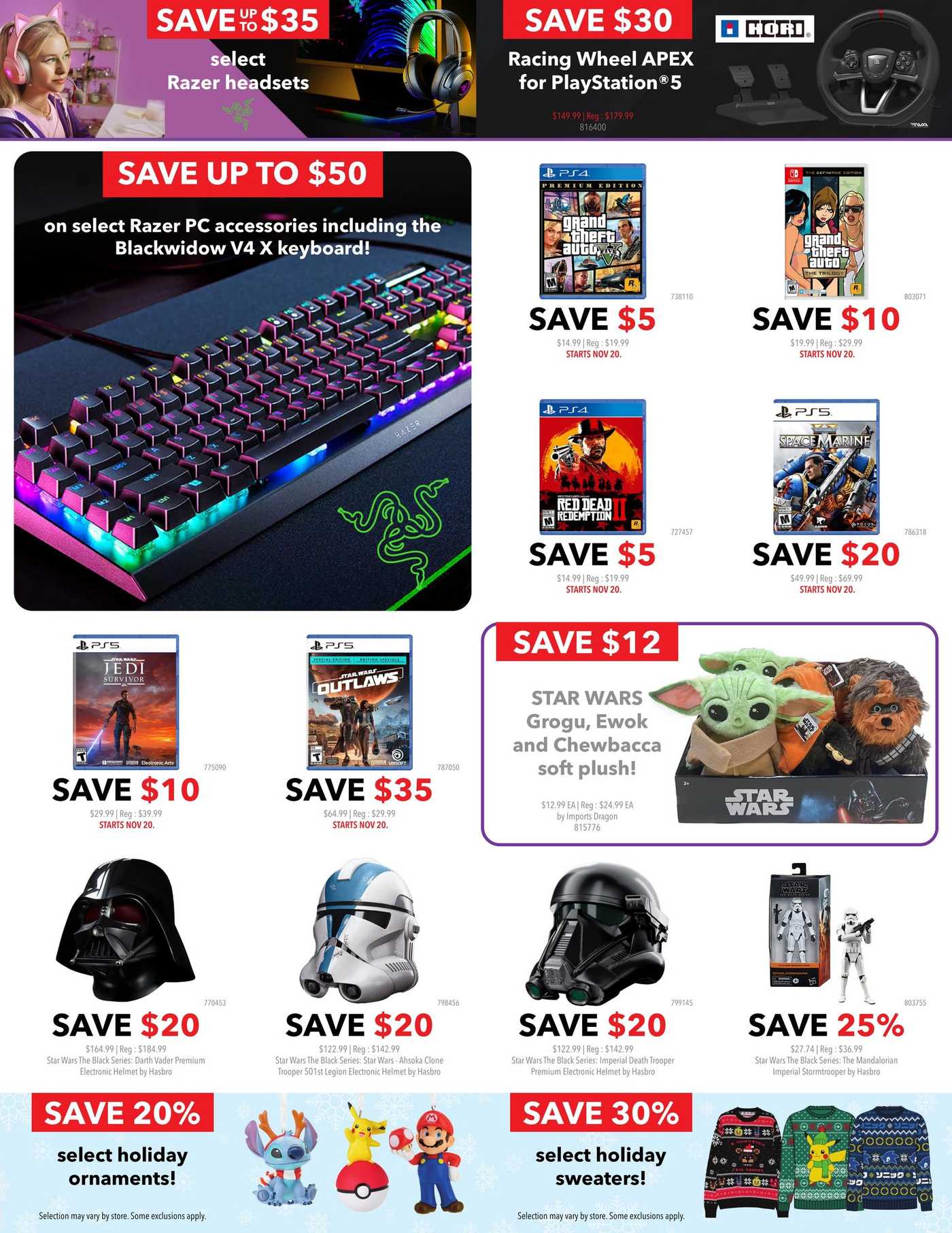 EB Games Black Friday Sale Flyer November 21 to 30