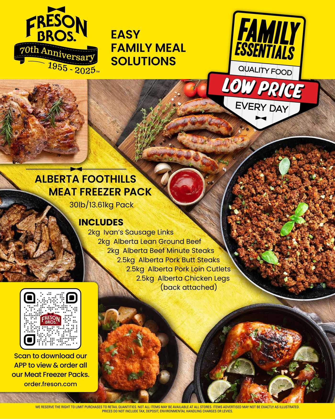 Freson Bros. Family Essentials Flyer November 28 to December 25