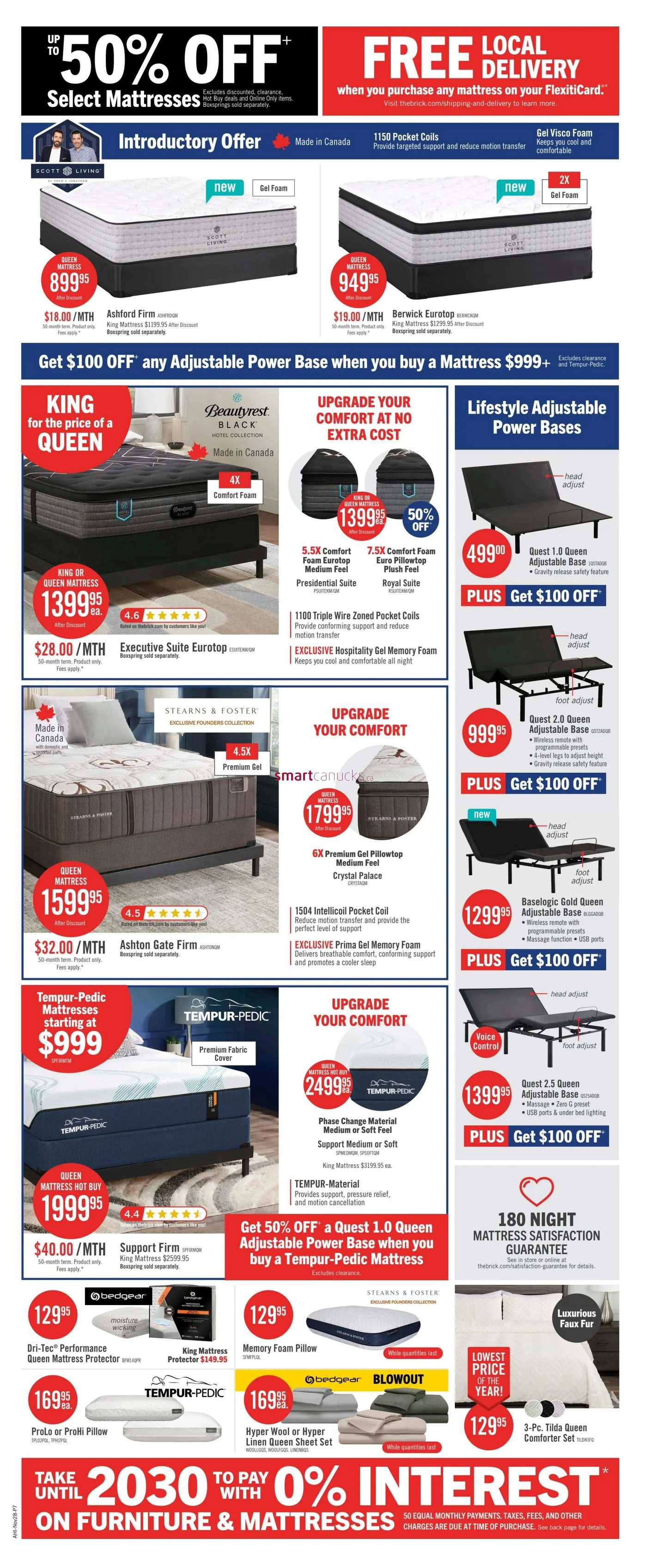 The Brick Black Friday Flyer November 28 to 30