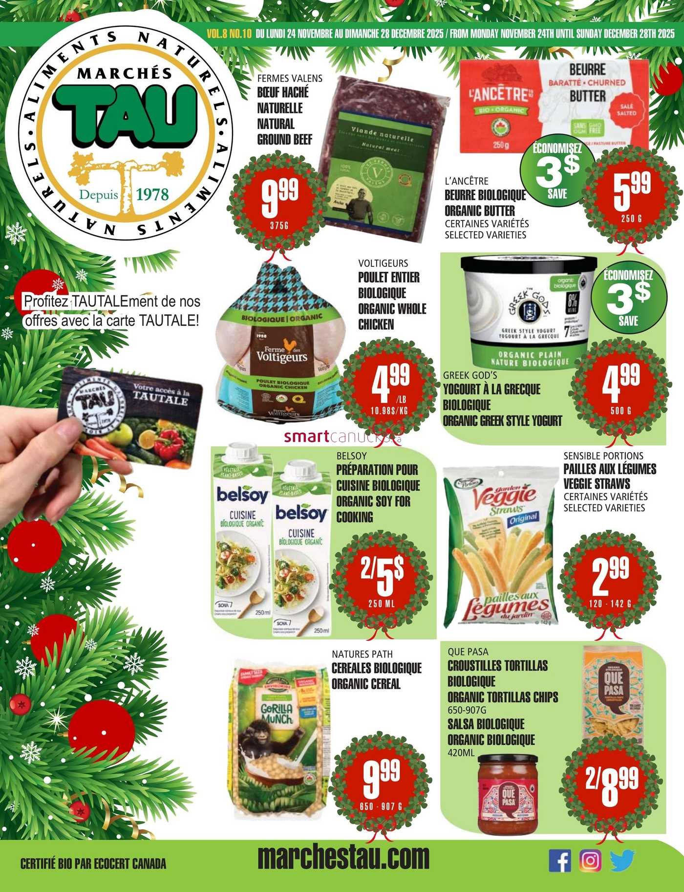 Marches Tau Flyer November 24 to December 28