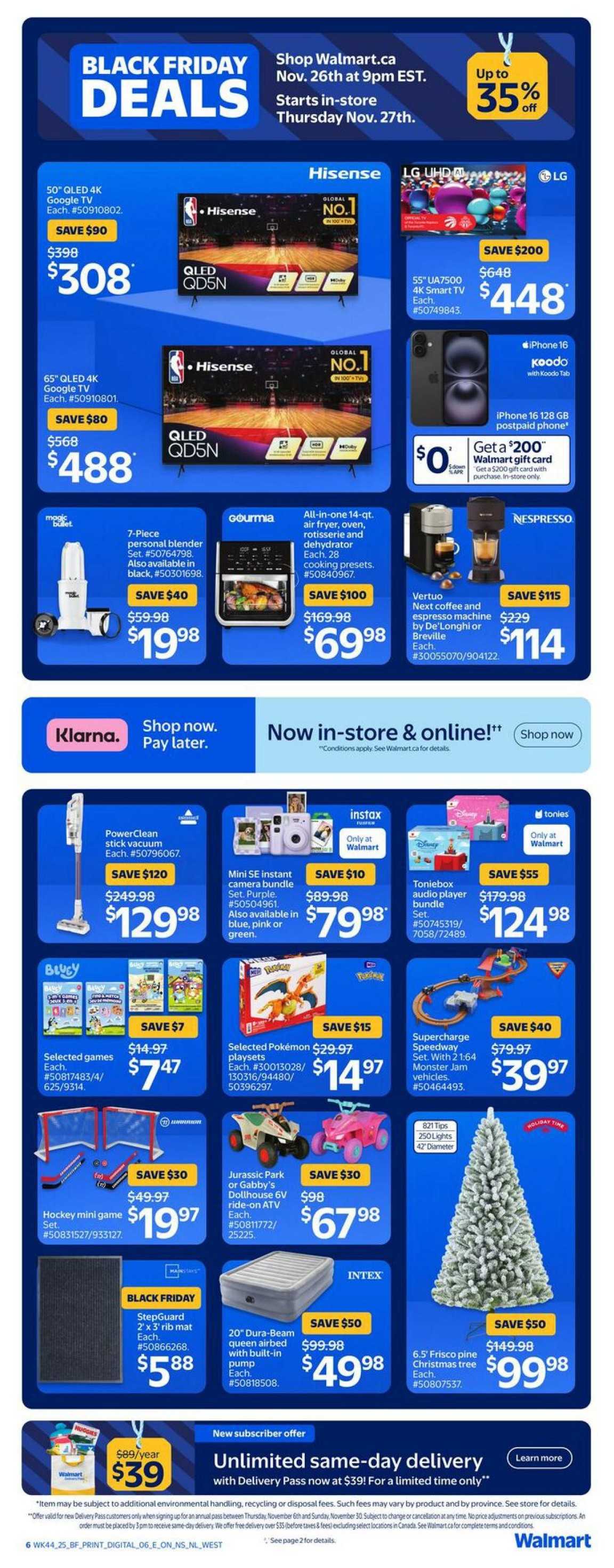 Walmart (ON) Black Friday Flyer November 27 to December 3
