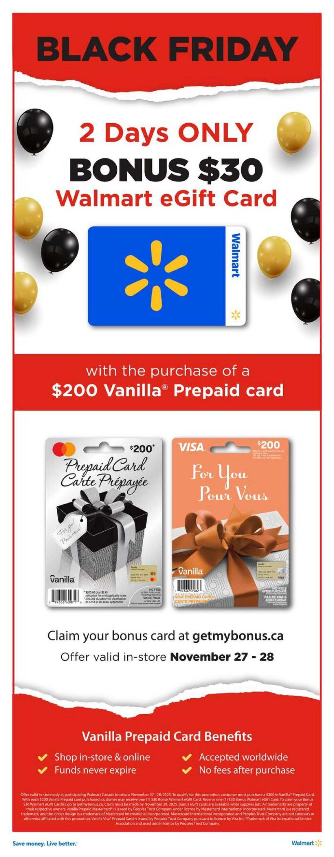 Walmart (ON) Black Friday Flyer November 27 to December 3