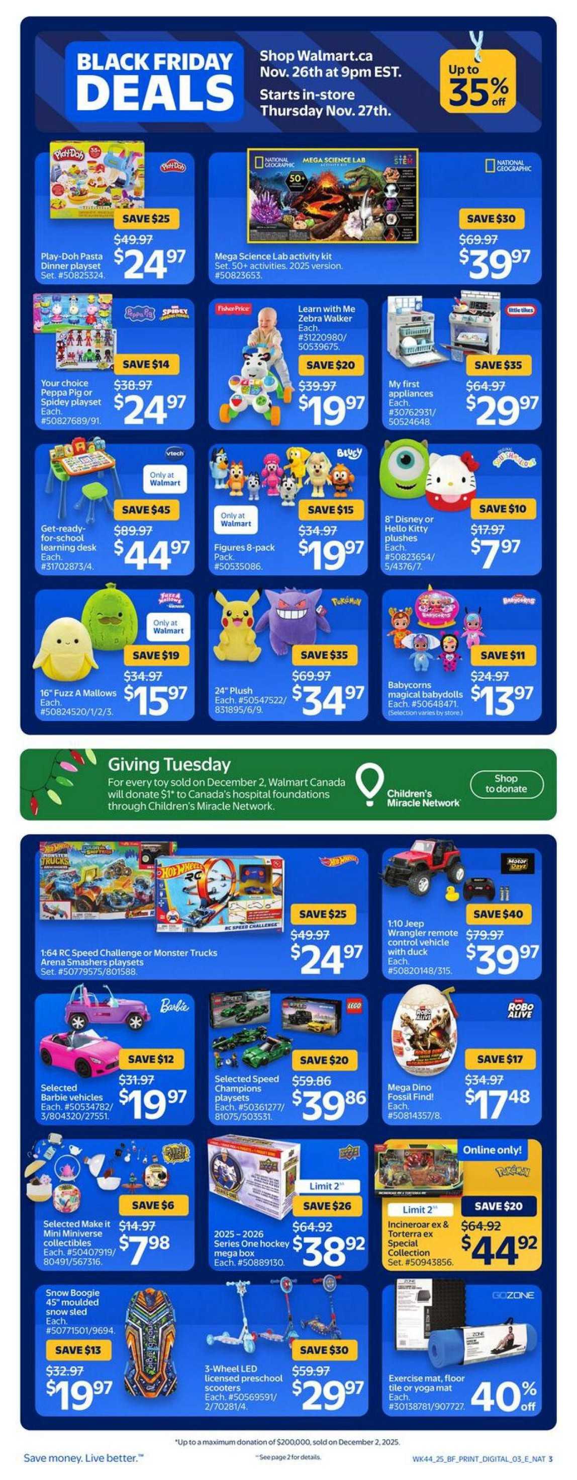 Walmart (ON) Black Friday Flyer November 27 to December 3