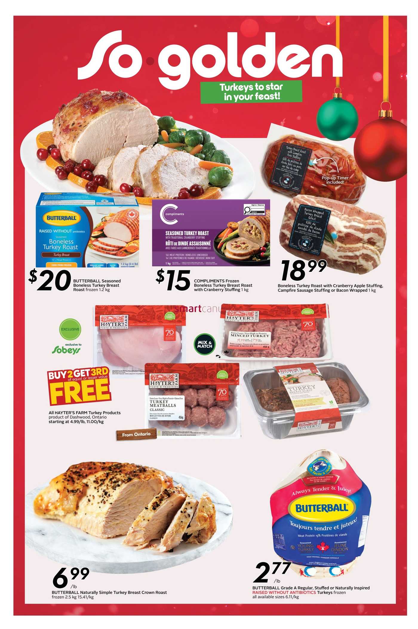 Sobeys (ON) Flyer November 27 to December 3