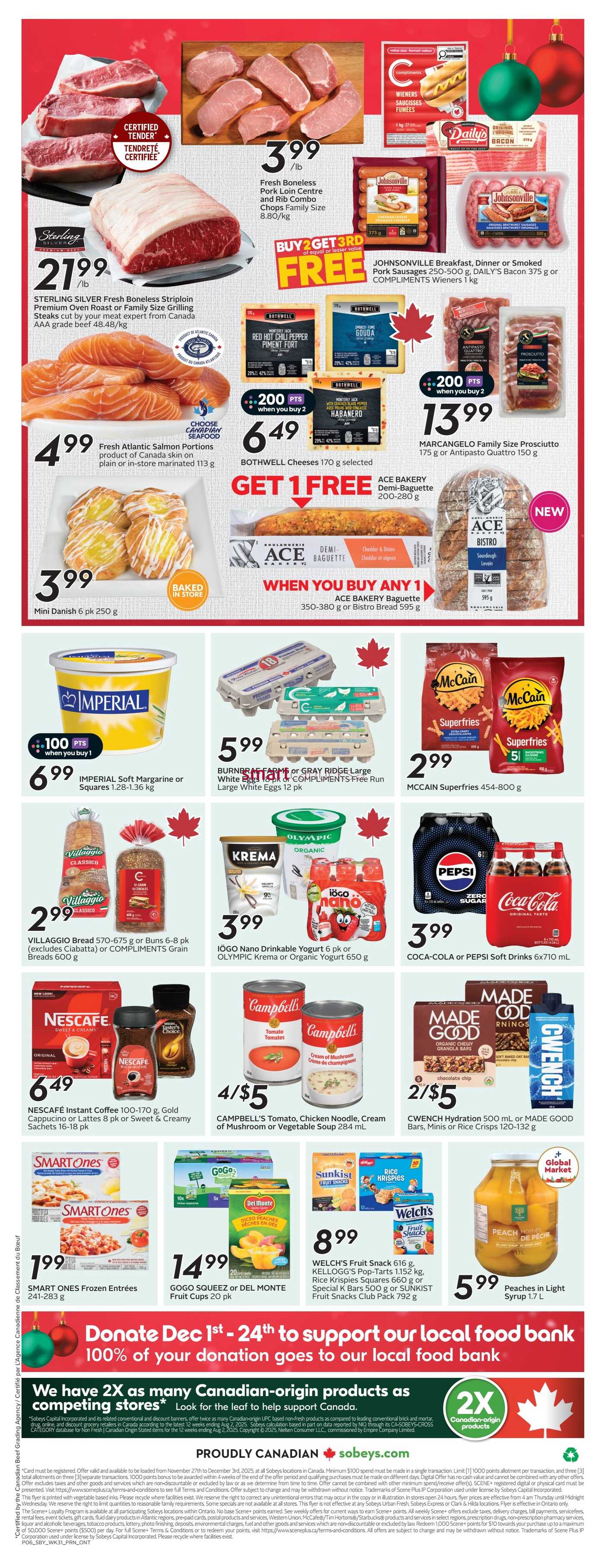 Sobeys (ON) Flyer November 27 to December 3