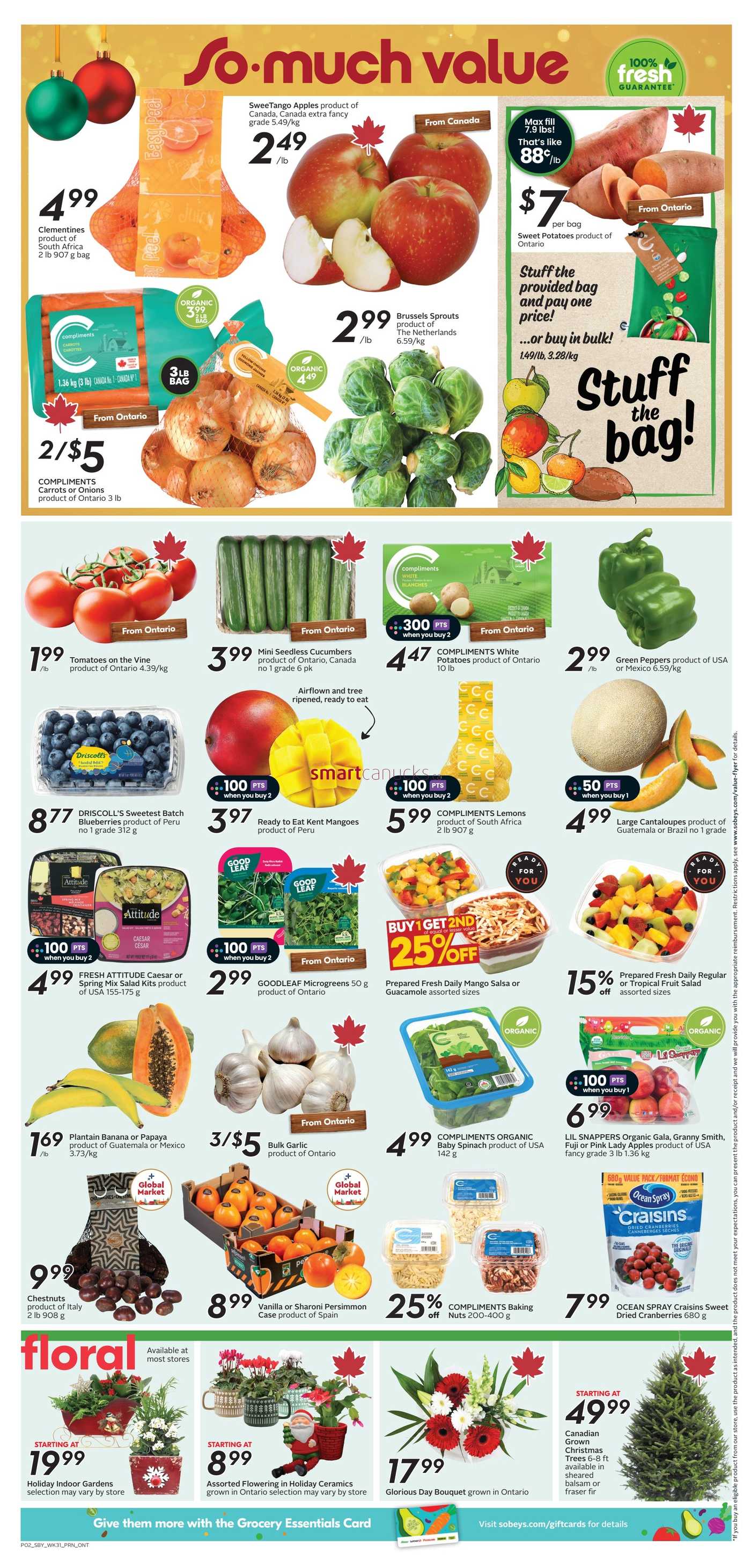Sobeys (ON) Flyer November 27 to December 3
