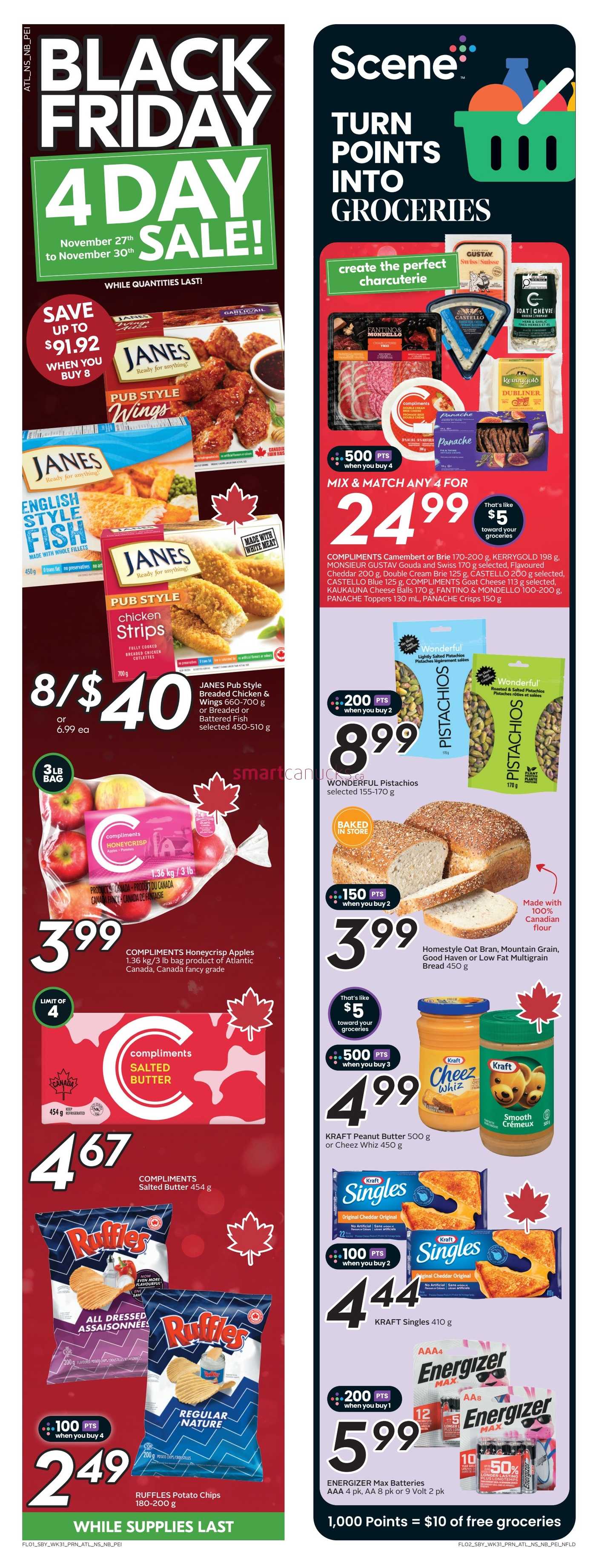Sobeys (Atlantic) Flyer November 27 to December 3