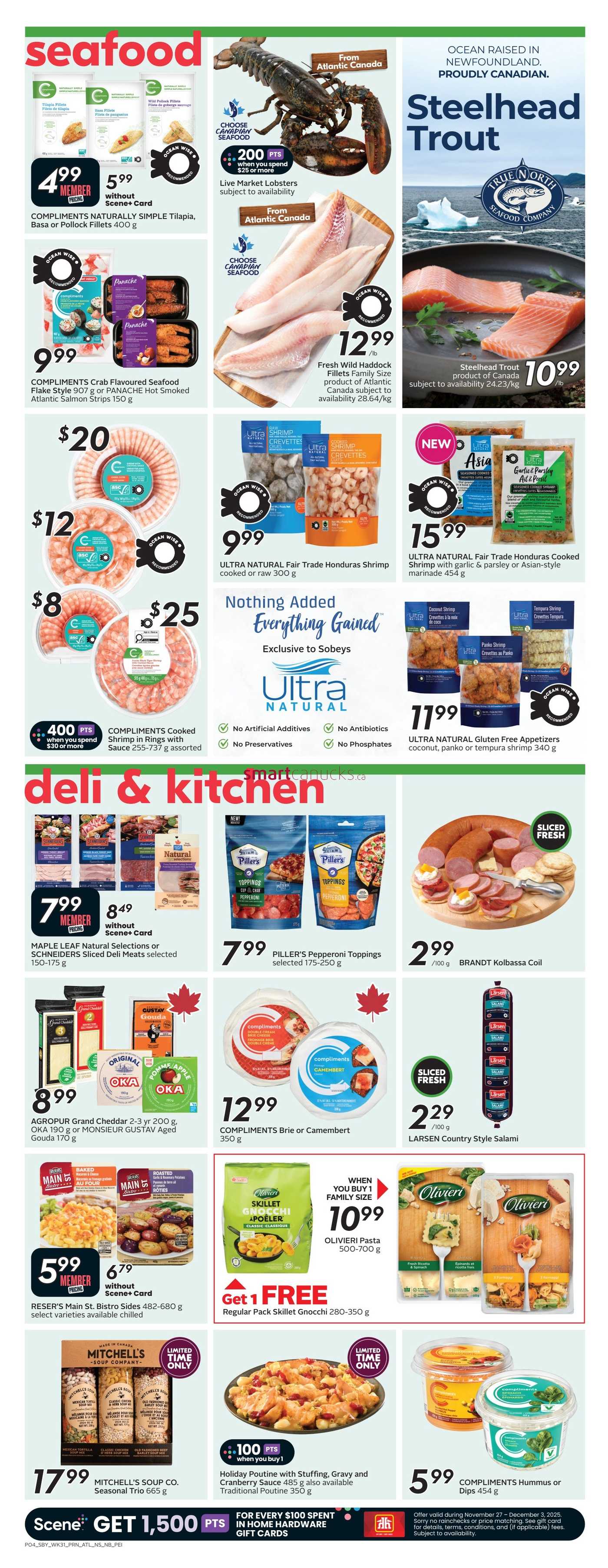 Sobeys (Atlantic) Flyer November 27 to December 3
