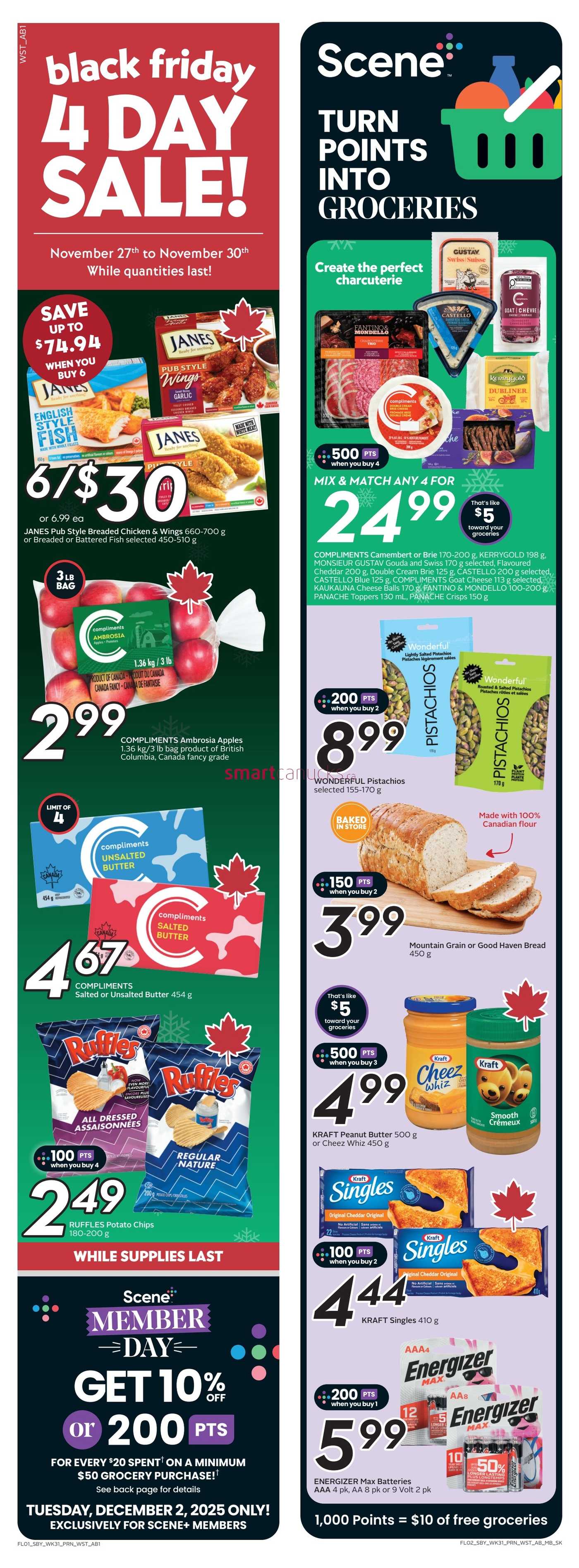 Sobeys/Safeway (AB) Flyer November 27 to December 3