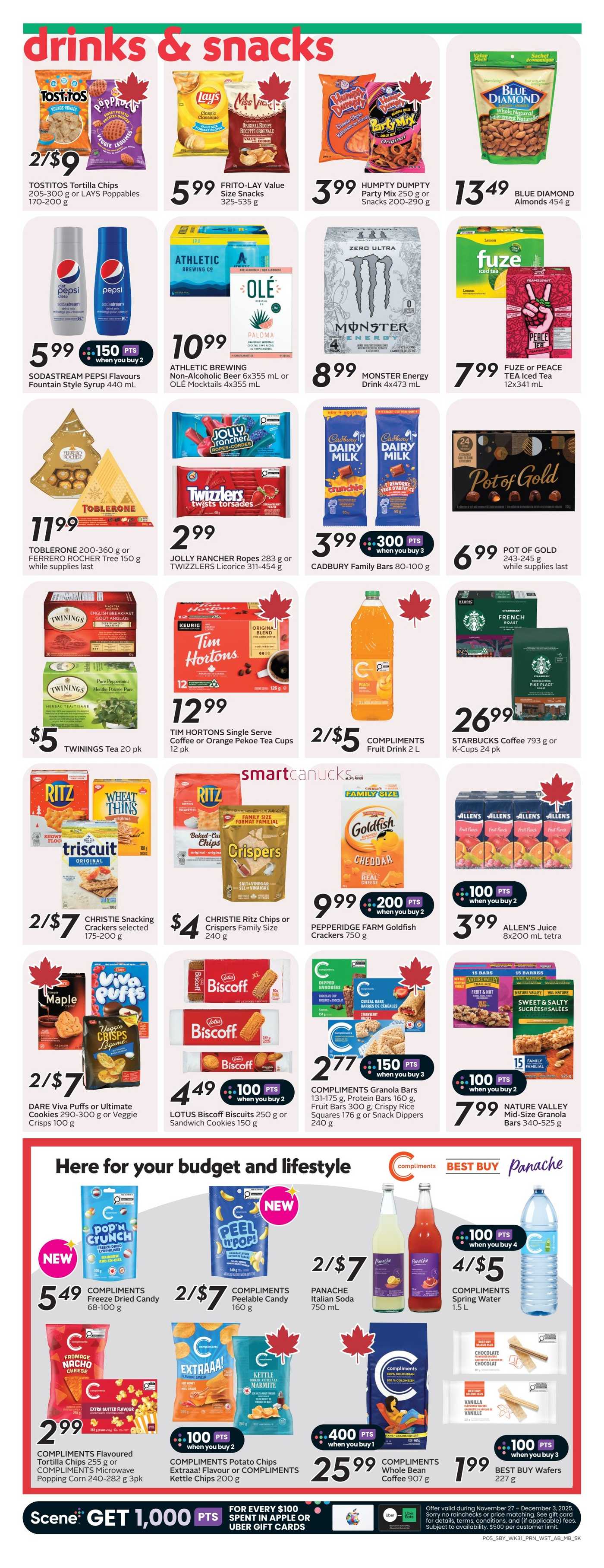 Sobeys/Safeway (AB) Flyer November 27 to December 3