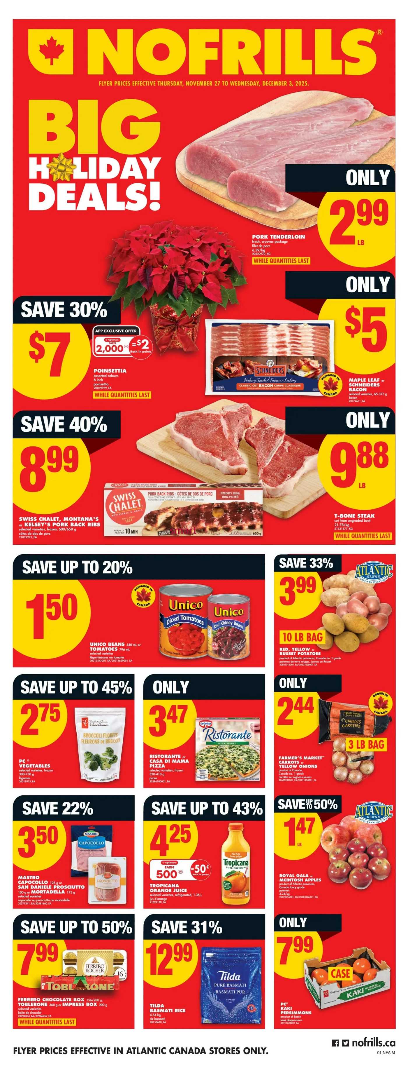 No Frills (Atlantic) Flyer November 27 to December 3