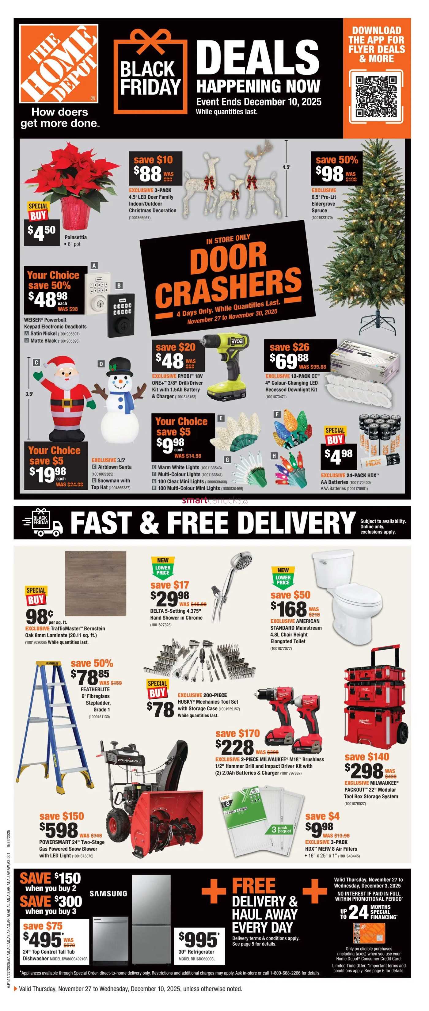 Home Depot (ON) Flyer Black Friday November 27 to December 10