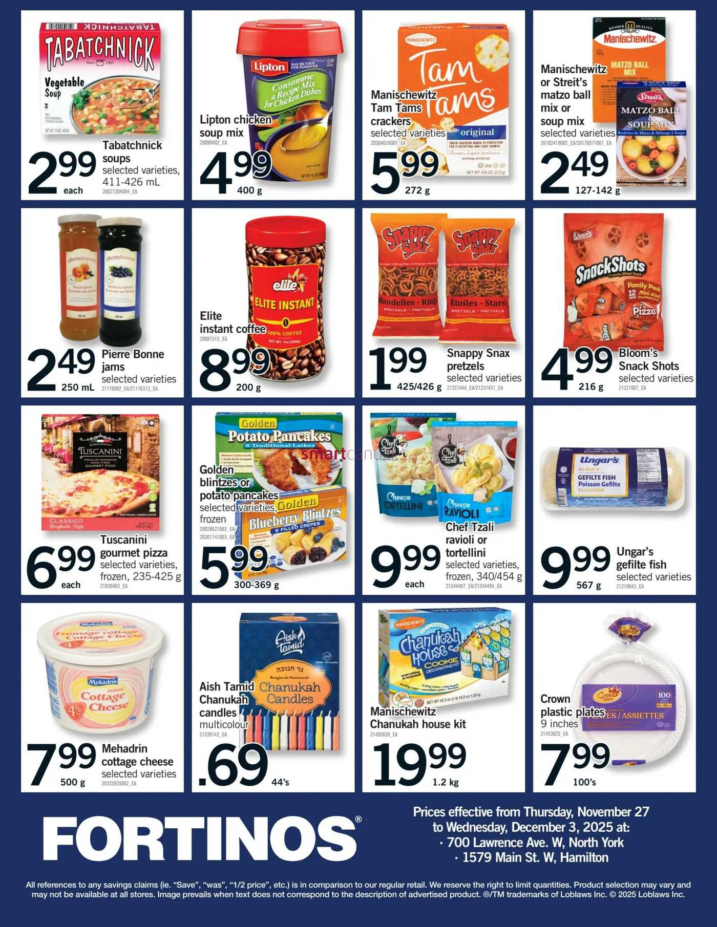Fortinos Flyer November 27 to December 3