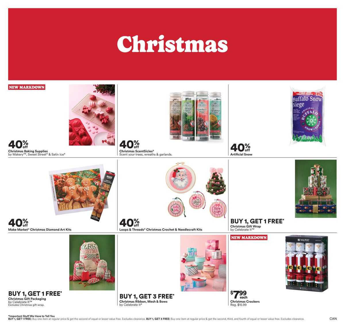 Michael's Black Friday Flyer November 26 to 30